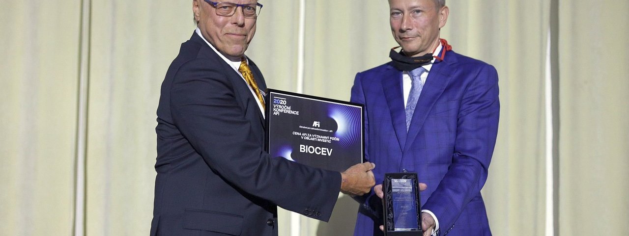 BIOCEV awarded for a significant achievement in the field of investment ...